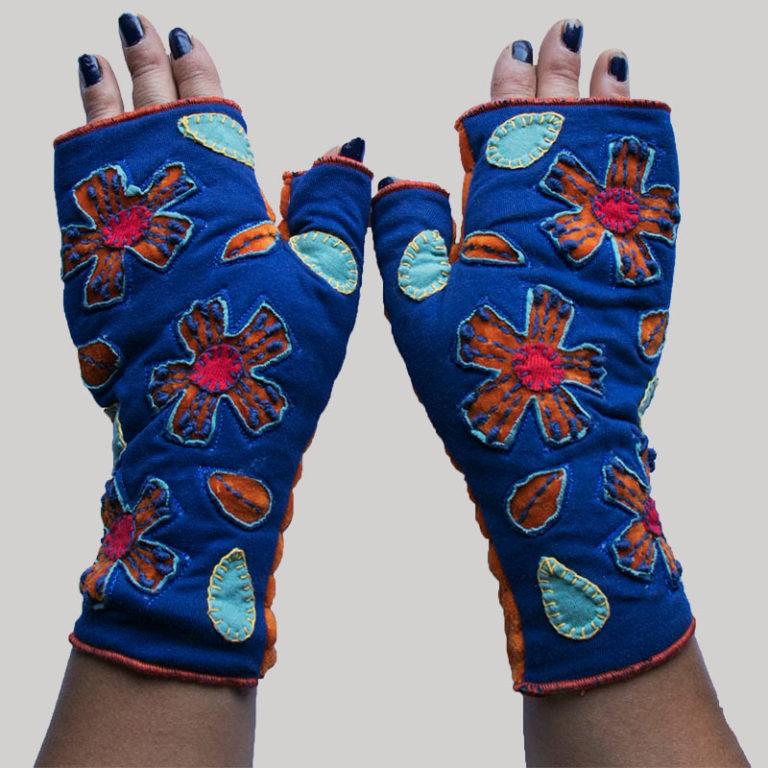 Glove embroidery & hand stitching. - Garments Nepal