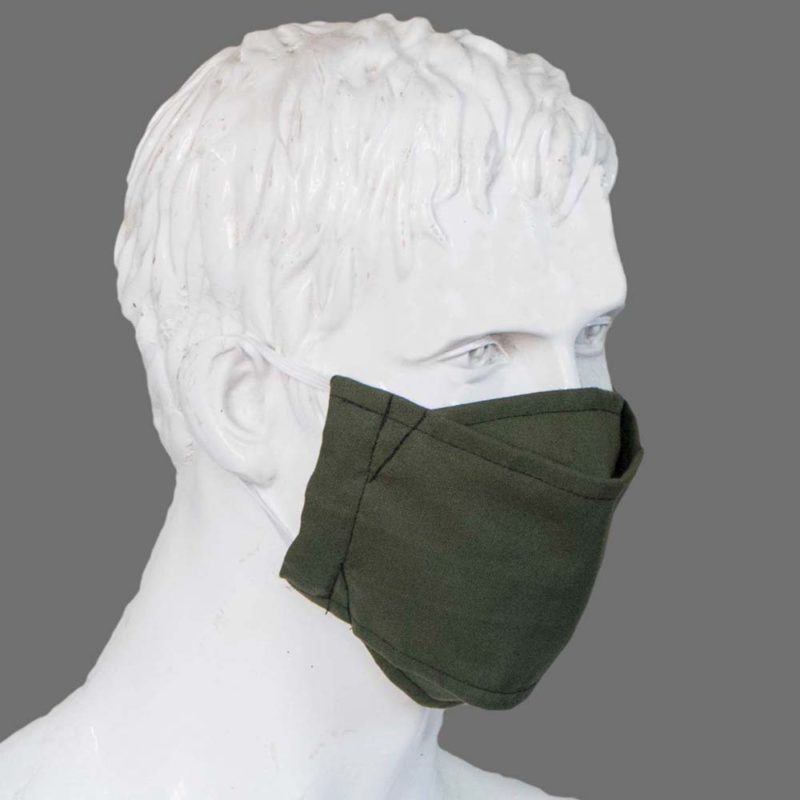 3D cotton fabric mask with filter pocket. - Garments Nepal