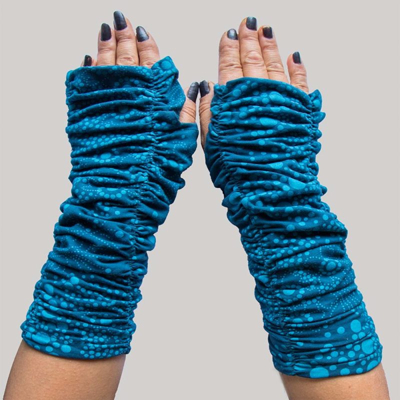 glove printed jersey with gather. - Garments Nepal